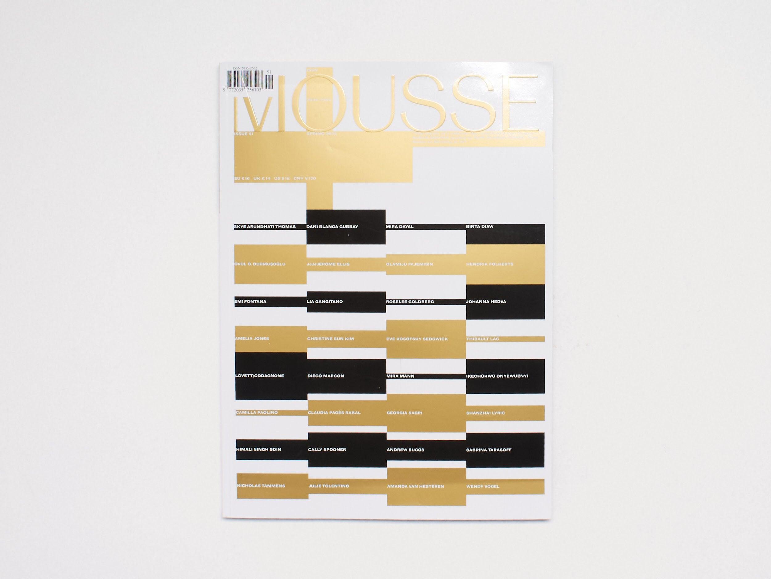 Mousse Magazine, Issue 91 – Antenne Books