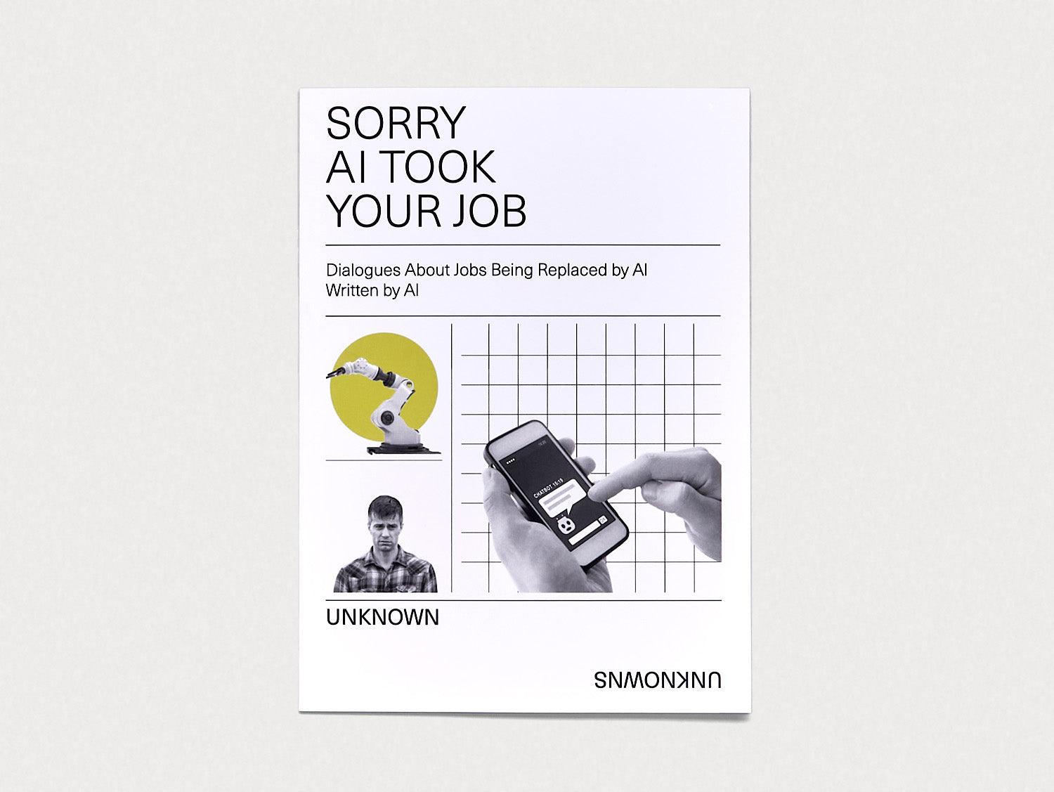 Sorry AI Took Your Job: Dialogues About Jobs Being Replaced by AI Writ ...